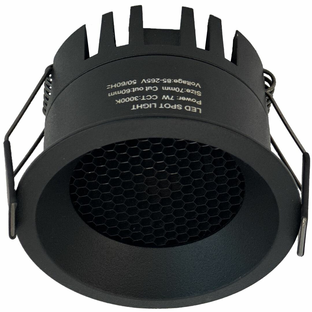 Светильник точечный встраиваемый Wertmark Technical Dorsum W80xL80xH45 мм LED цвет черный, арт. WTD. O02.600. V0.12