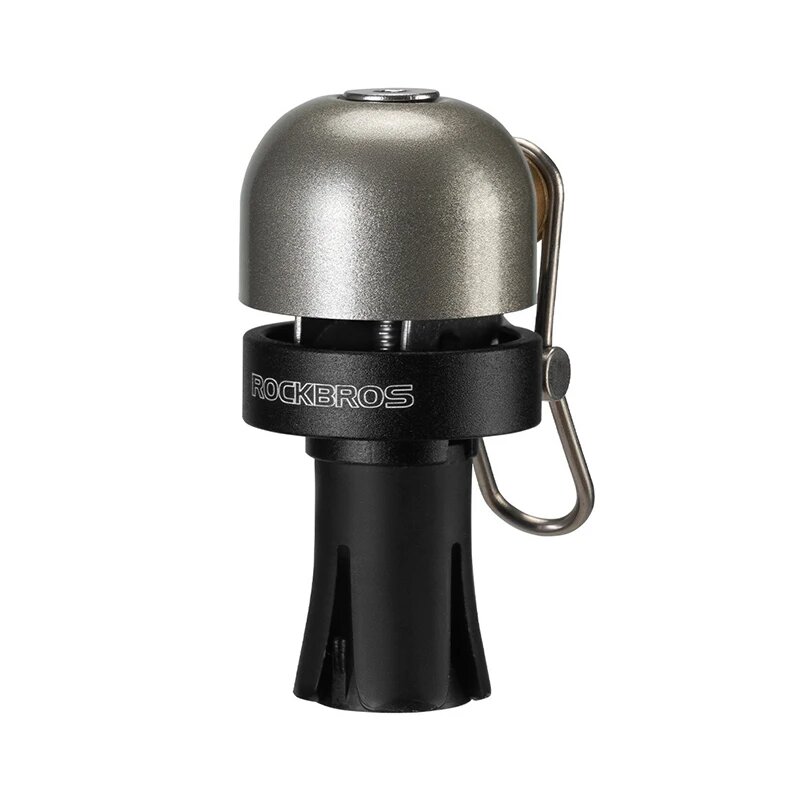 Велосипедный звонок ROCKBROS Titanium, 80 дБ, черный