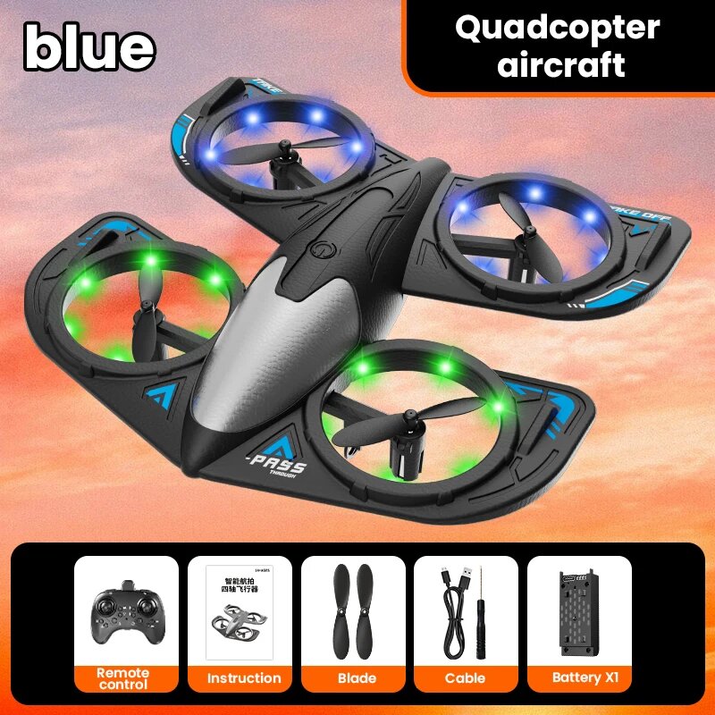 CONUSEA Q1 мини дрон оранжевый пластик 2,4G Single Camera Blue