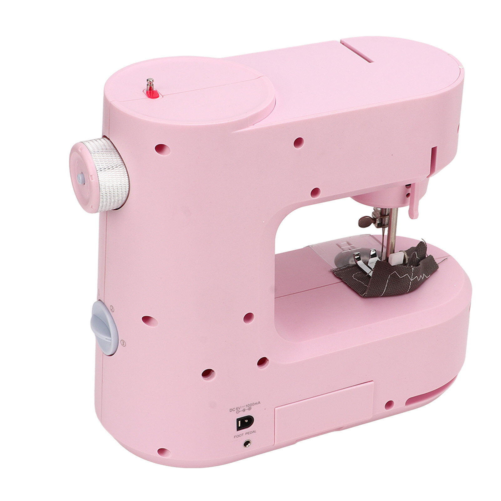 Швейная машина 5 стежков портативный небольшой оверлок многофункциональная домашняя швейная машина для семьи детский день 100‑240 В вилка США