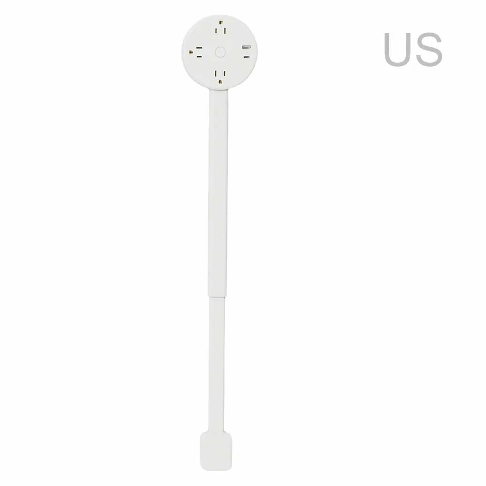 Удлинитель розетка с USB портами, 2 USB и 2 AC разъема, регулируемый угол