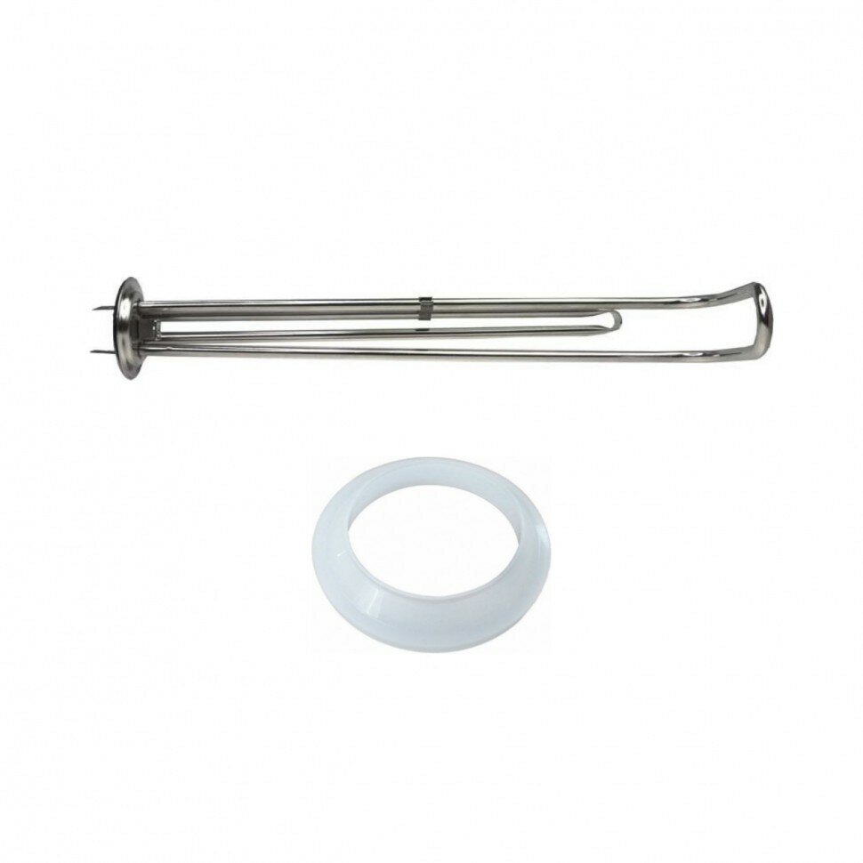 Комплект ТЭН 2 кВт (2000 Вт) RF для горизонтального водонагревателя Polaris, Timberk, под анод М6 + прокладка, П2000K1