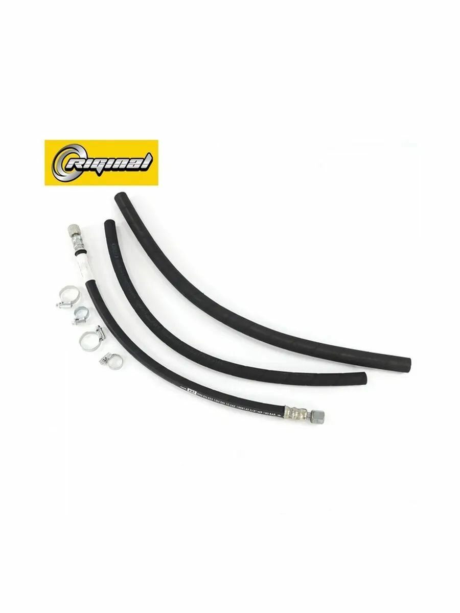 Шланги гидроусилителя рулевого управления (ГУР) для ГАЗ 3102, 3110, 31105, 31029 Волга (дв. ЗМЗ 406) комплект 3 шт. арт RG3110-50-3408800