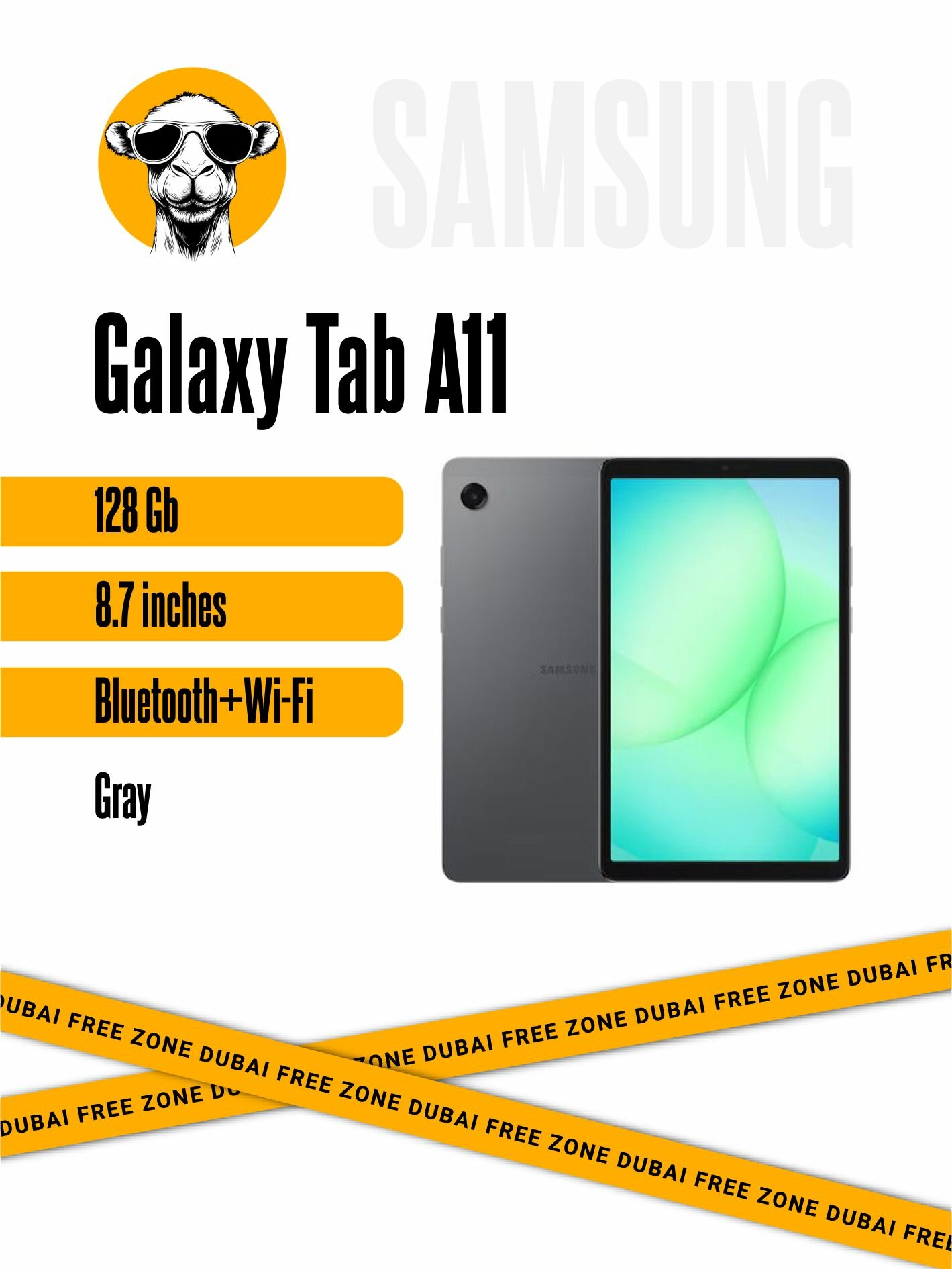 Планшет Samsung Galaxy Tab A11 8/128Gb Wi-Fi Gray