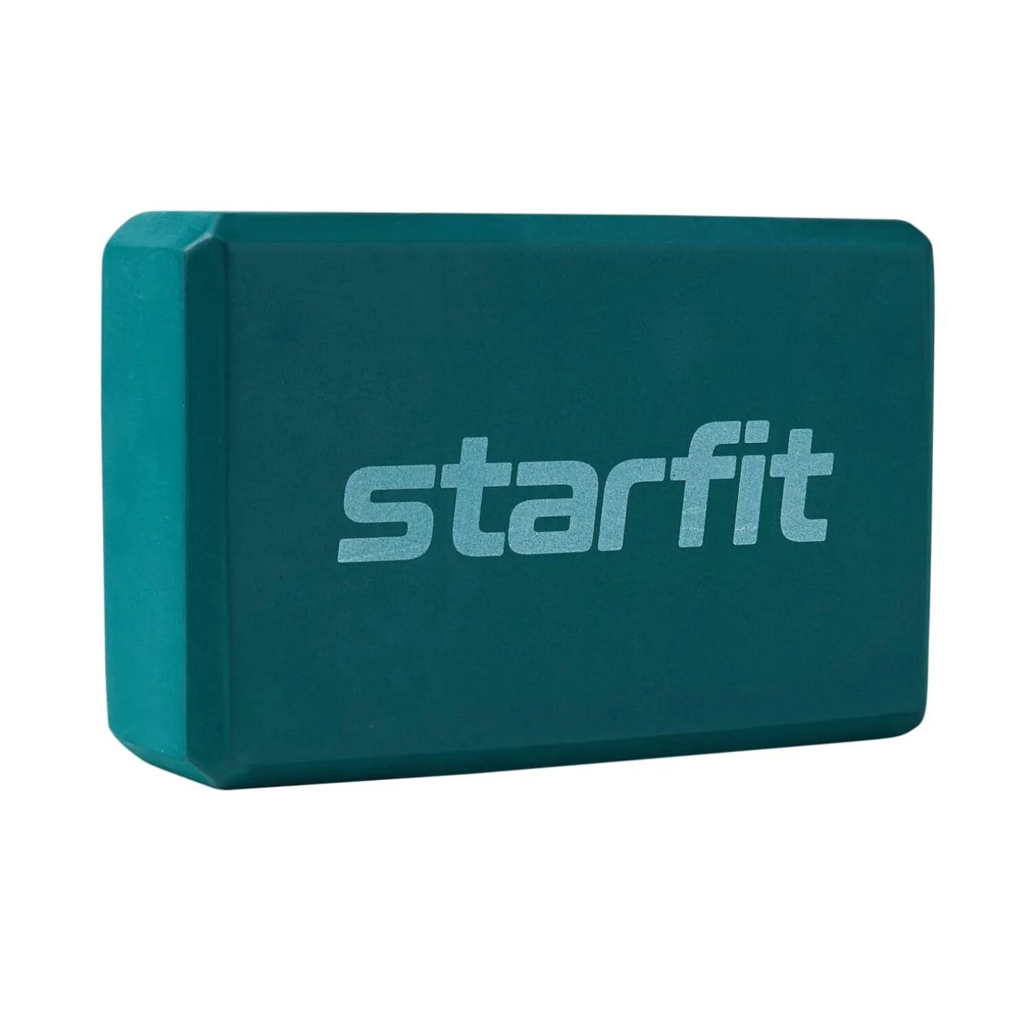 Блок для йоги STARFIT YB-200 EVA,8см,115гр,22.5х15см, изумрудный, ЦБ-00001691