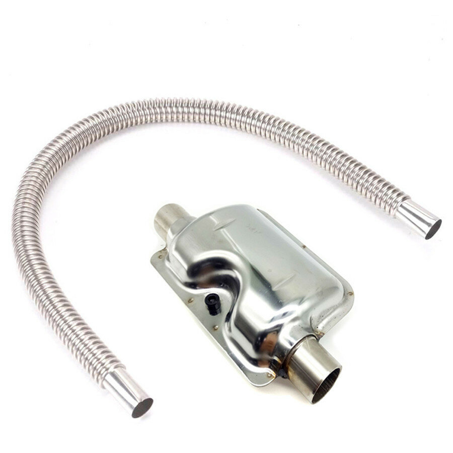 Выхлопная труба 120 см, наружный диаметр 2,5 см, газовый вентиляционный канал + глушитель для воздушного дизельного обог