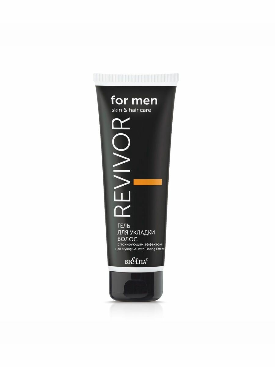 Bielita Гель для укладки волос с тонирующим эффектом Revivor for Men Skin & Hair Care, 100мл