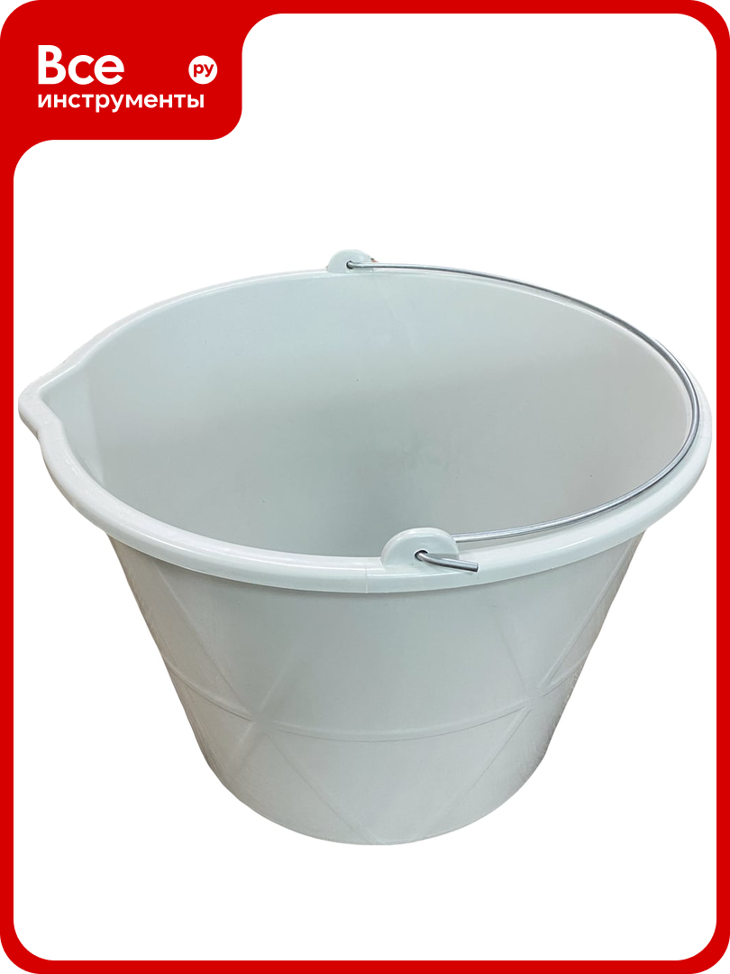 Строительное неразрушаемое ведро ACCURATE Неразруш. ведро-20л 20 л, для приготовления