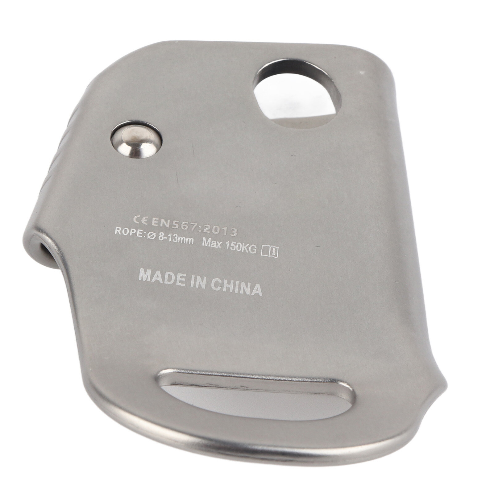 Алюминиевый 7075, стропа для подъема на высоту, страховочный трос, снаряжение для скалолазания, серый цвет.