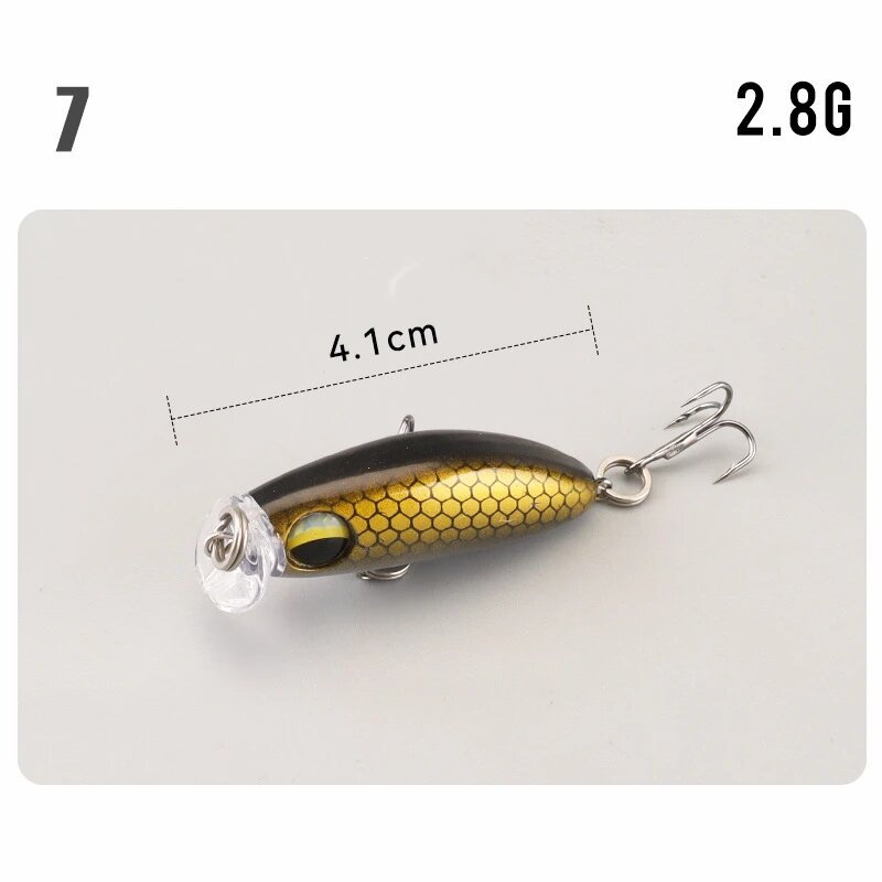 OUZEY Мини воблер 4.1 см, golden