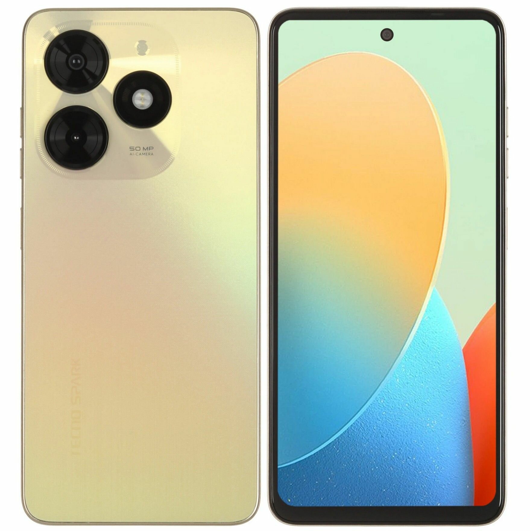 6.56" Смартфон Tecno SPARK 20C 8/128 ГБ золотистый