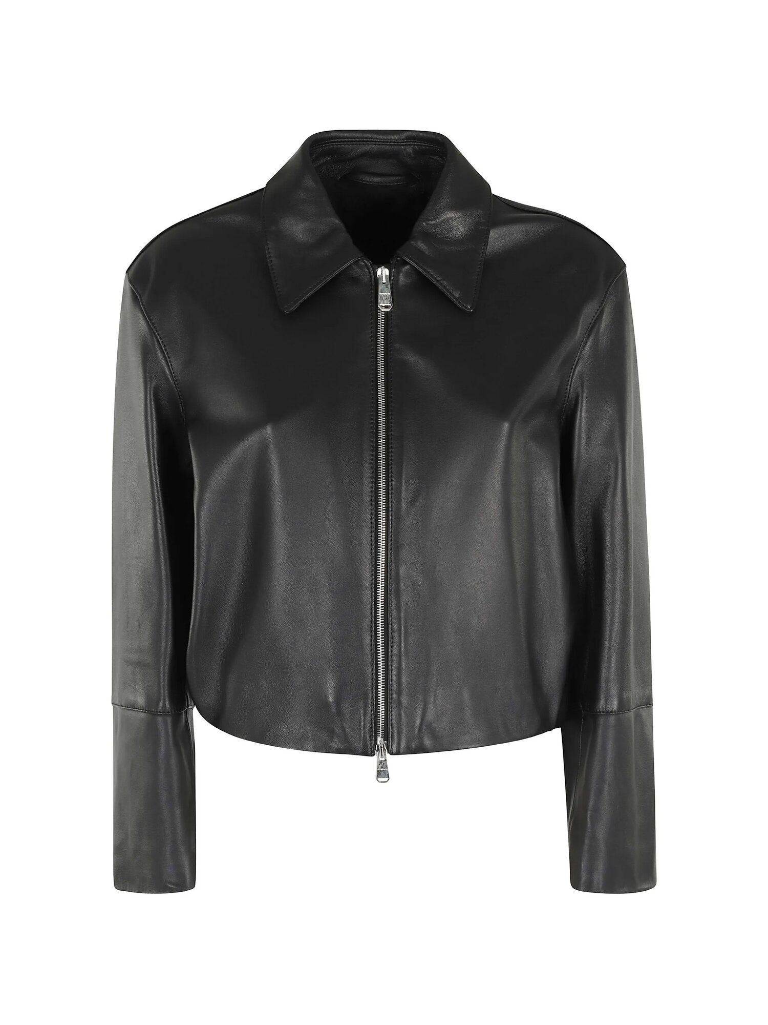Куртка Zip-up leather jacket