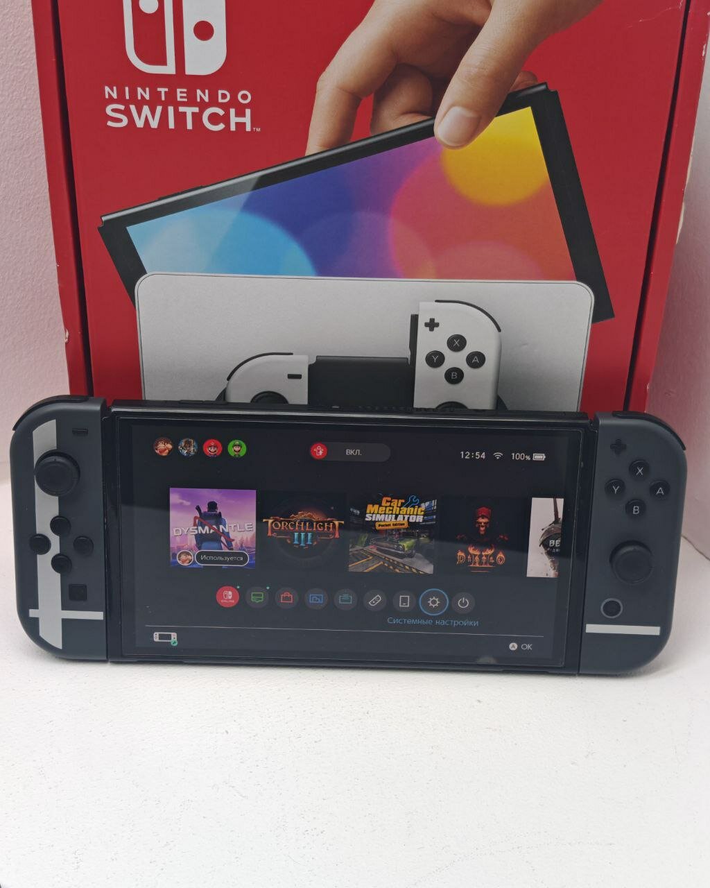 Игровая приставка Nintendo Switch OLED 64 ГБ, без игр, черный