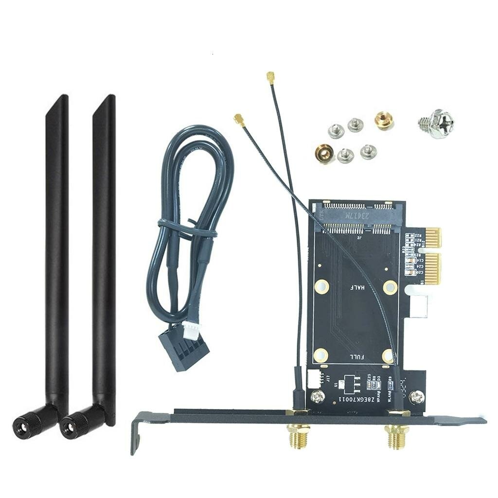 Адаптер Wi-Fi PCIe для ПК, Комплектный адаптер