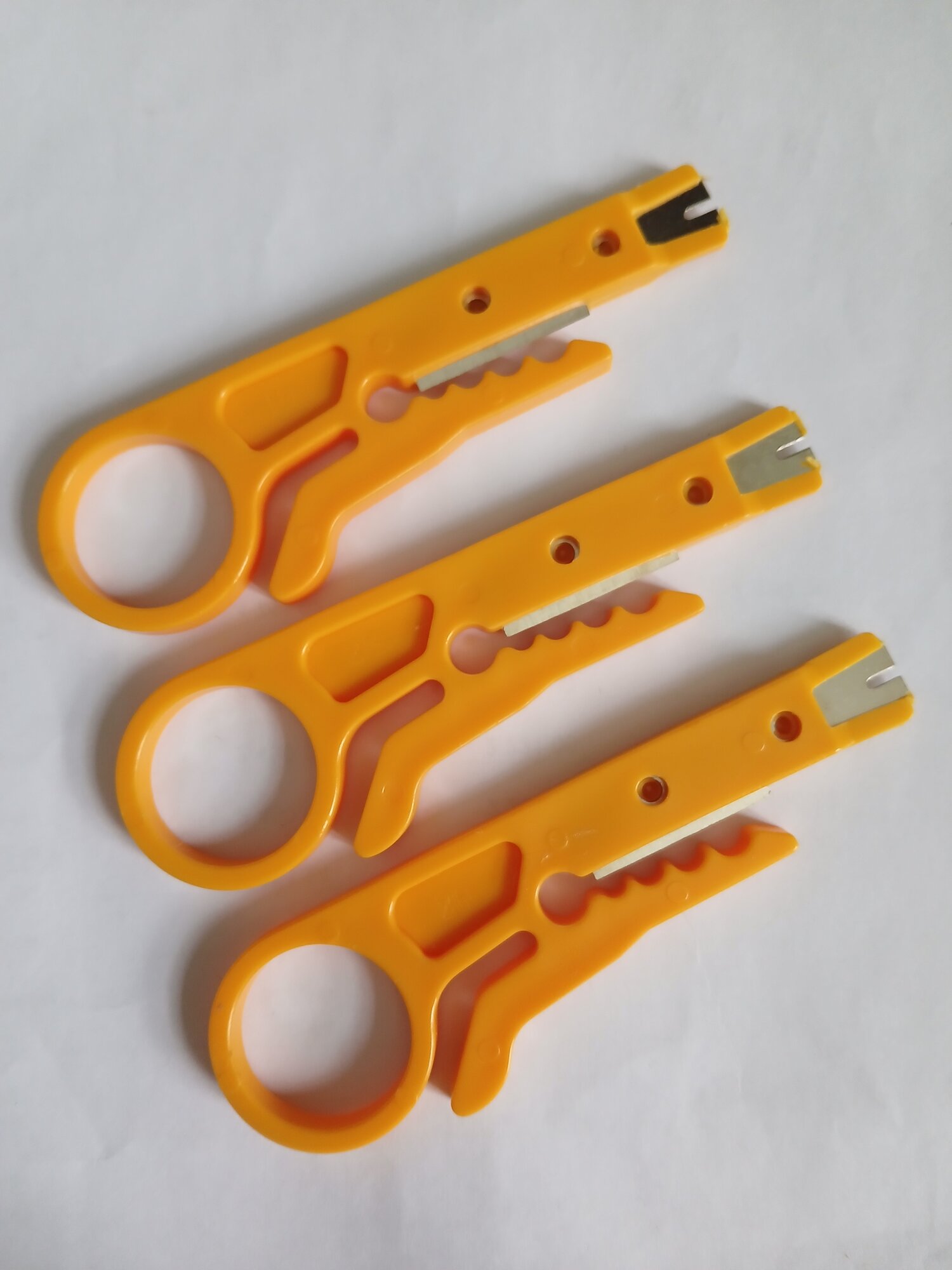 Нож для зачистки проводов, стриппер 3 штуки