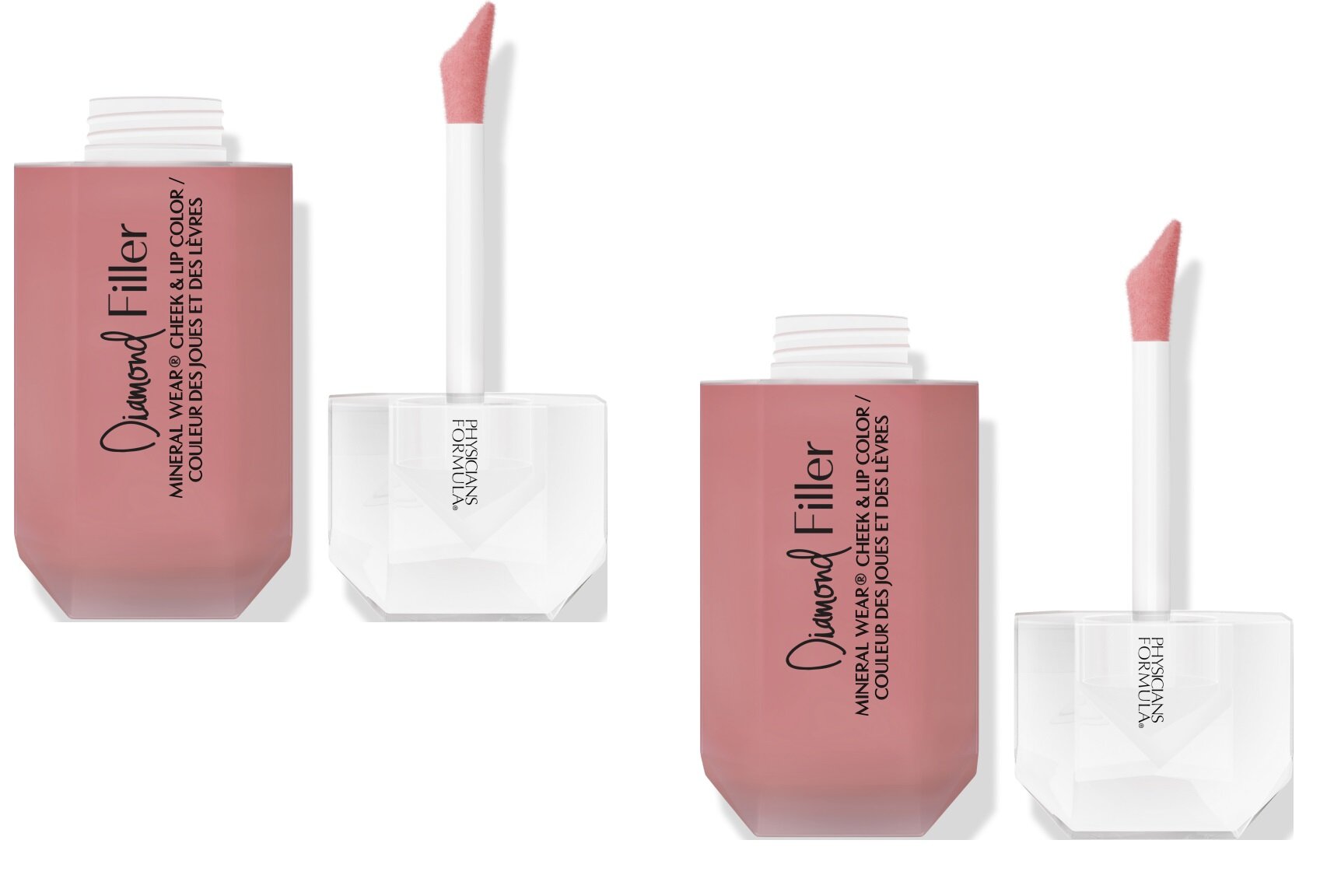 Румяна Physicians Formula минеральные для щек и губ Diamond Filler Cheek&Lip Color тон: бриллиантовый персик, 7,3 мл 2шт