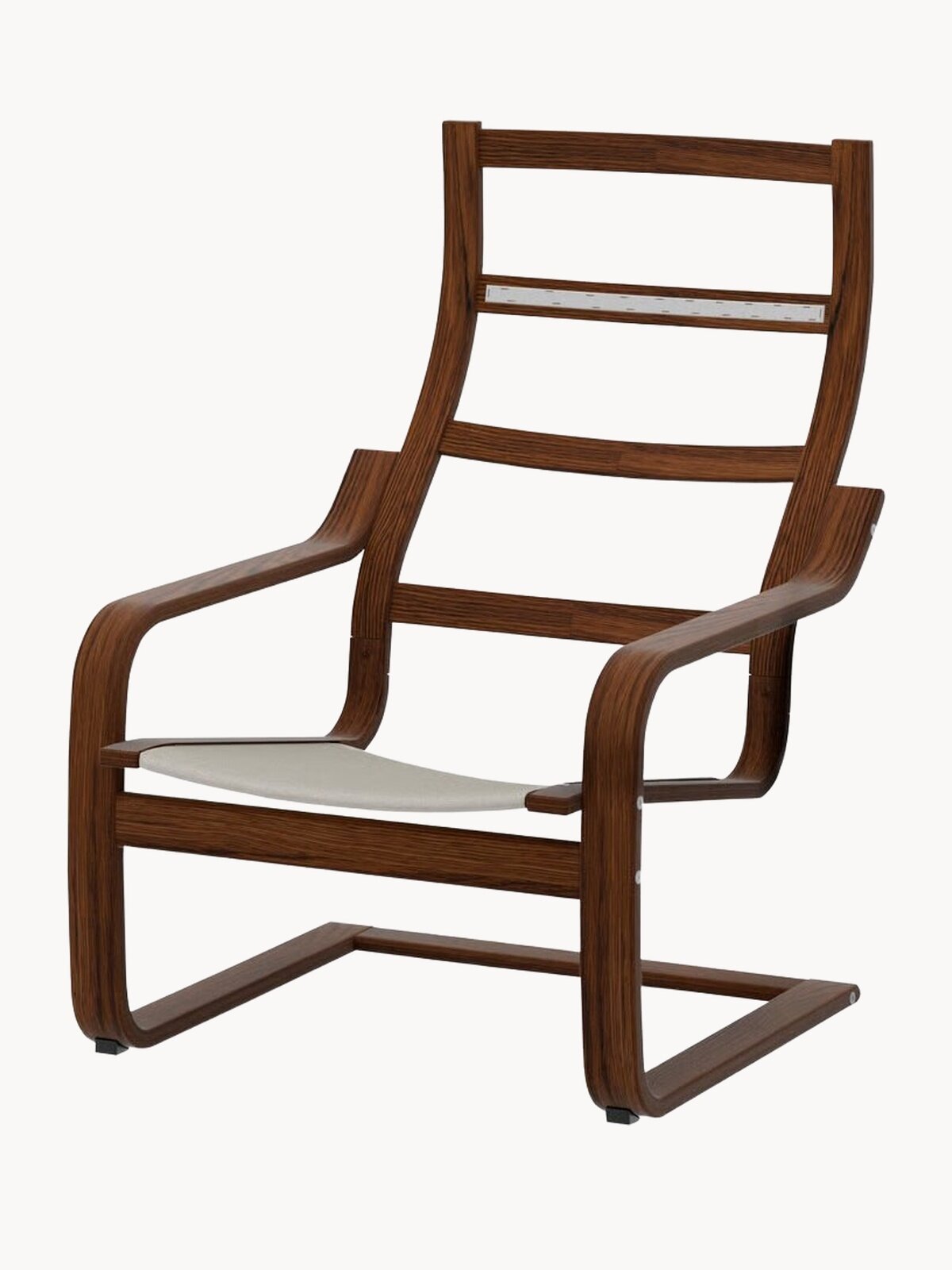 Каркас кресла для отдыха в гостиную IKEA PONG 501.557.49 без подушки