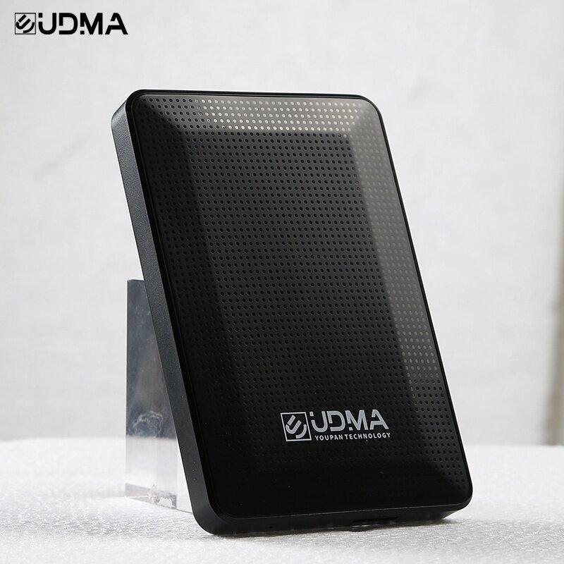 Портативный внешний жесткий диск 320 ГБ, USB 3.0, черный, для смартфонов и компьютеров, для хранения файлов, видео, музыки и игр