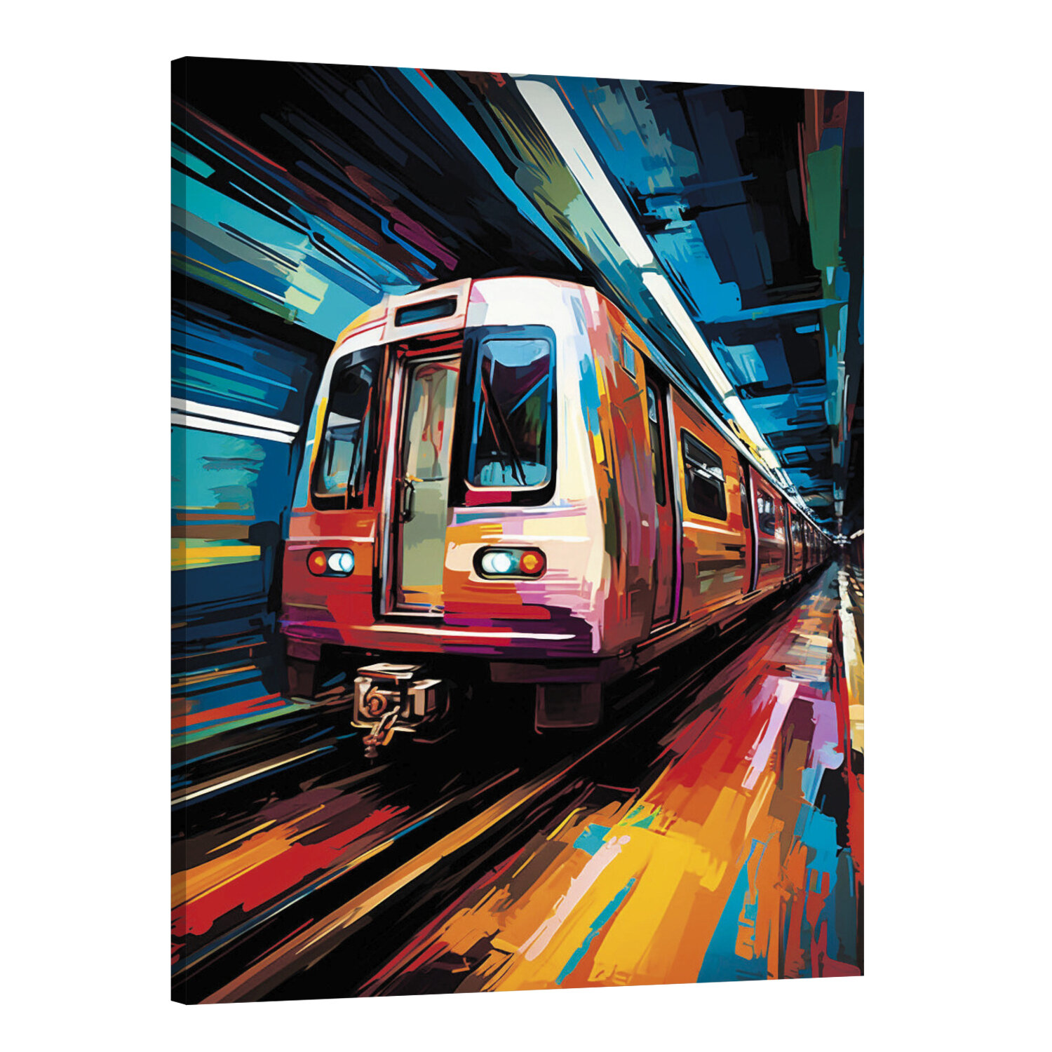 Интерьерная картина 50х70 "Метро"
