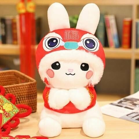 Мягкая игрушка Gramaden "Китайский заяц", унисекс, высота 28см