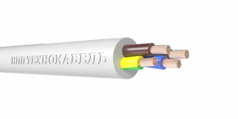 Провод ПВС 4х2.5 380В Б (м) Технокабель 00-00148644