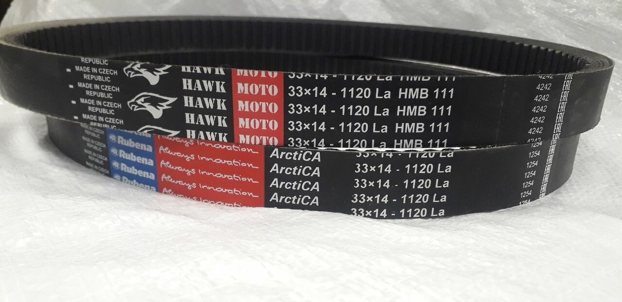 Ремень вариатора Rubena Hawk Moto 33x14-1120La мм