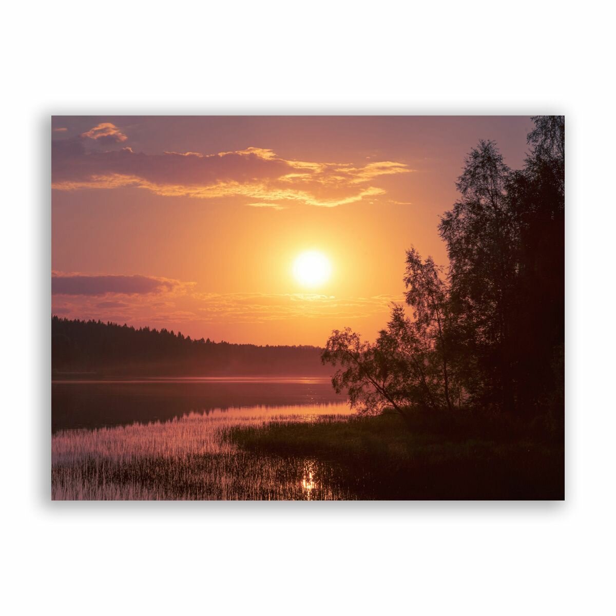 Постер, плакат на бумаге / Природа России - Пейзаж / Размер 30 x 40 см