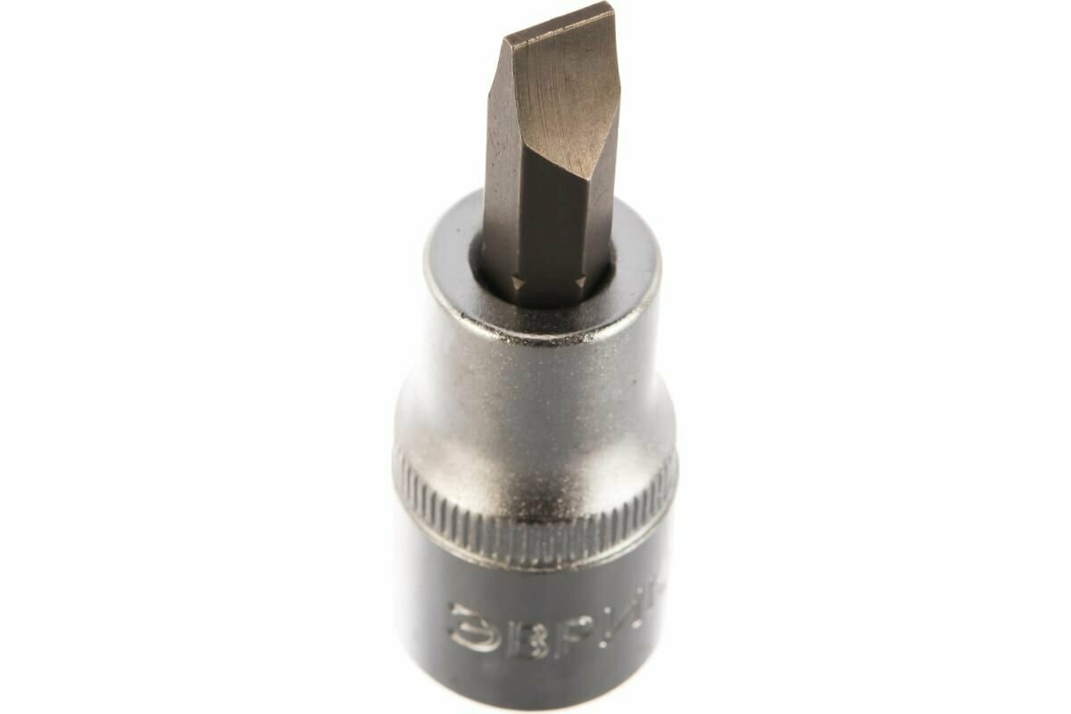 Насадка-вставка с битой шлиц SL 8 ER-94301 1/2 8мм L60мм эврика