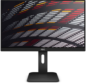 Монитор AOC 24P1 LCD 23.8" 16:9 1920 х 1080 FHD IPS, nonGLARE, 250cd/m2, H178°/V178°, 1000:1, 50М:1, 16.7M Color, 5ms, VGA, DVI, HDMI, DP, USB-Hub, Height adj, Pivot, Tilt, Speakers, Audio out, 3Y, Black