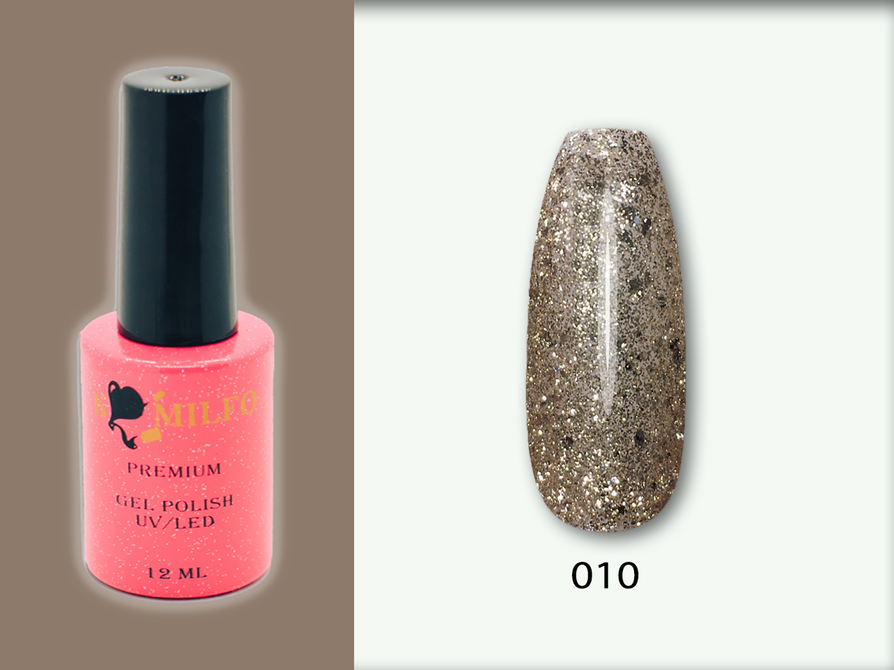 010 KOMILFO гель лак 12 мл.