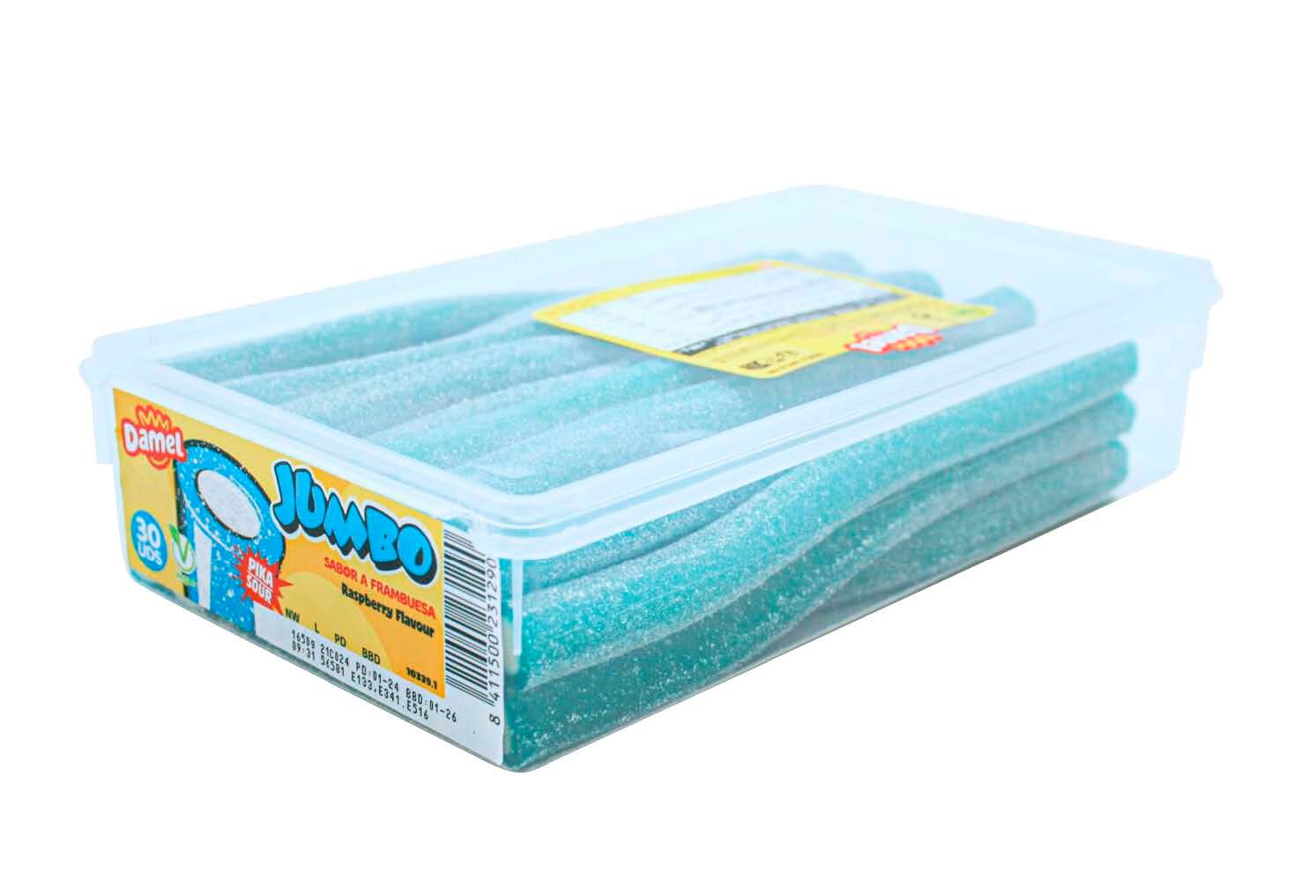 Мармелад жевательный "Гигантские палочки Малина в сахаре" 1,65кг DAMEL/Испания