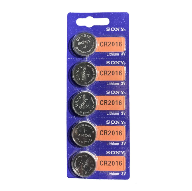 Батарейка Sony CR2016 BL5, 5шт