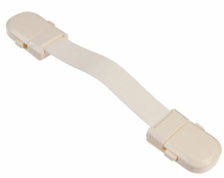 Блокиратор от детей "Универсальный", гибкий замок-фиксатор для дверей, шкафов и выдвижных ящиков, пластиковый ограничитель на мебель для безопасности малышей, можно использовать на углах. Товар уцененный