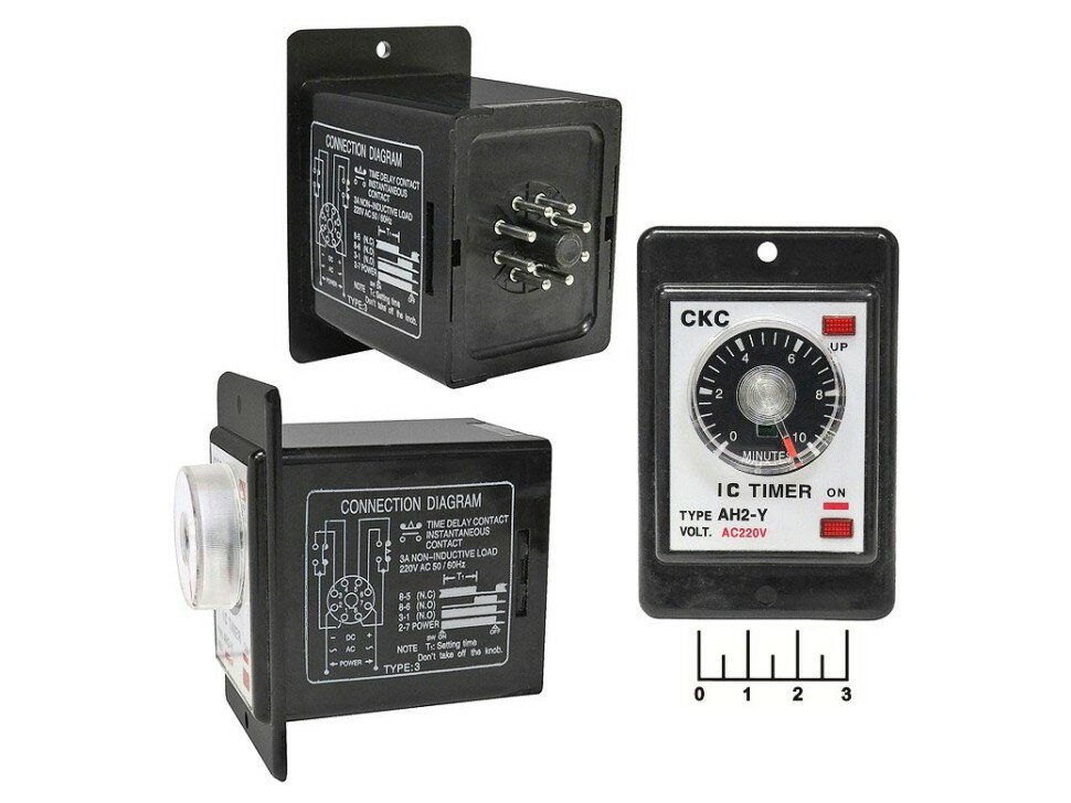 Реле ~220V AH2-Y 0-10мин