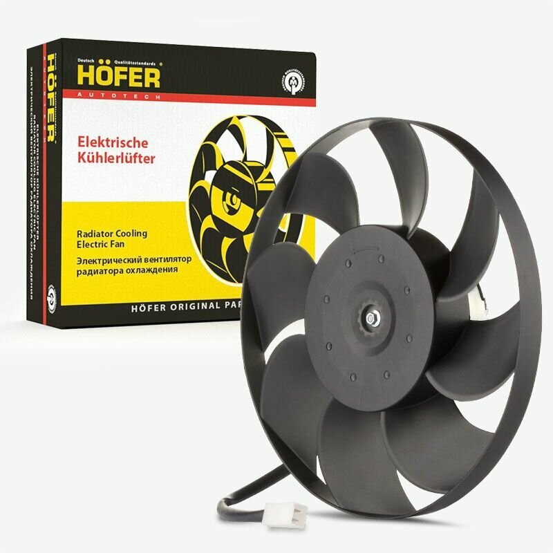 Электродвигатель радиатора 21214 HOFER 8 лопастей HF 626403