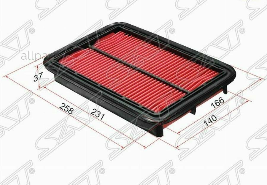 SAT ST-FS19-13-Z40 Фильтр воздушный Mazda 626 87-02 / MX-5 98-05