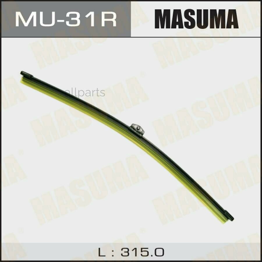 MASUMA MU-31R щетка плоская! 315мм, задняя\ пластик