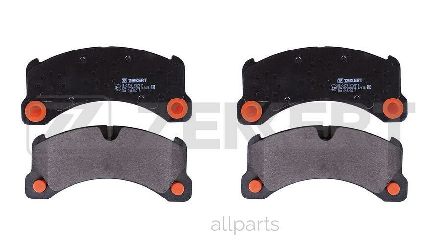 ZEKKERT BS-2459 Колодки торм. диск. передн. Porsche Cayenne II 10- Macan 14- Panamera 09- VW Touareg II 10-