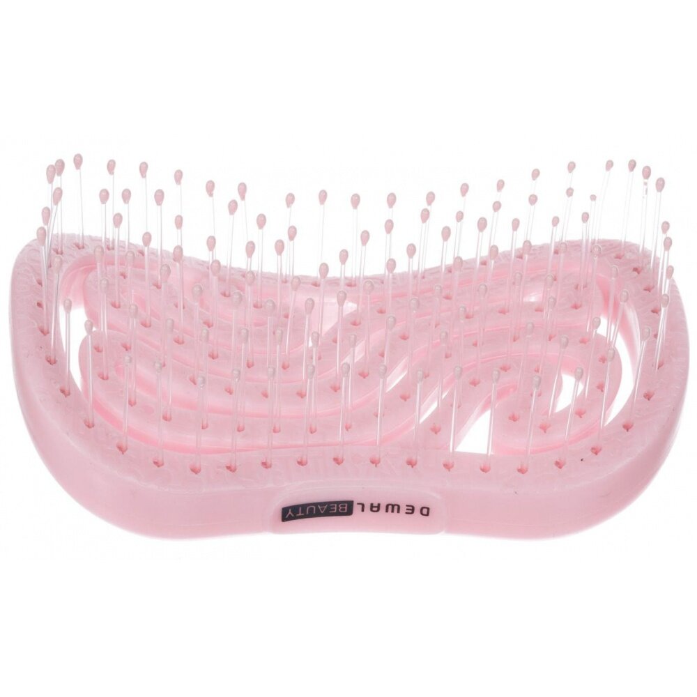 Dewal Beauty DBEG4-pink Щетка dewal beauty серия wave, продувная, с нейлоновым штифтом, форма волна