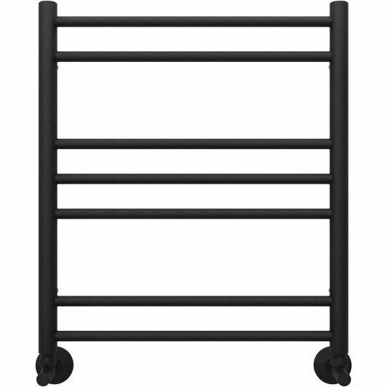 Полотенцесушитель водяной Aquatek Либерти П7 500х600 мм, черный муар, подключение нижнее/диагональное, сверхпрочная нержавеющая сталь