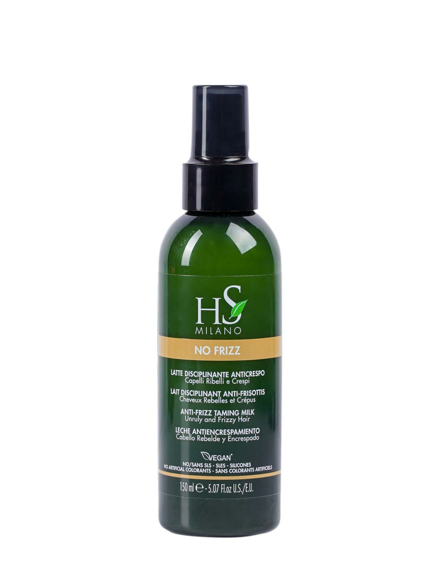 Спрей-молочко разглаживающий для вьющихся волос Dikson HS Milano No frizz latte disciplinante anticrespo, 150 мл