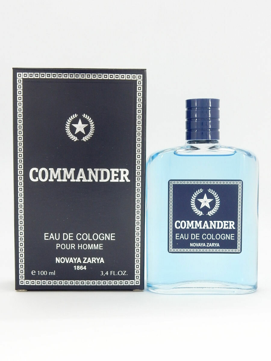 Новая заря / Одеколон Командор в футляре 100 мл