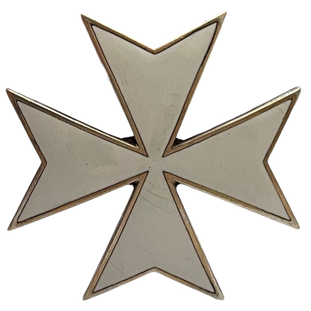 Знак "Западной Добровольческой армии генерала Авалова-Бермонта" Российская империя 1919-1920 (белый)
