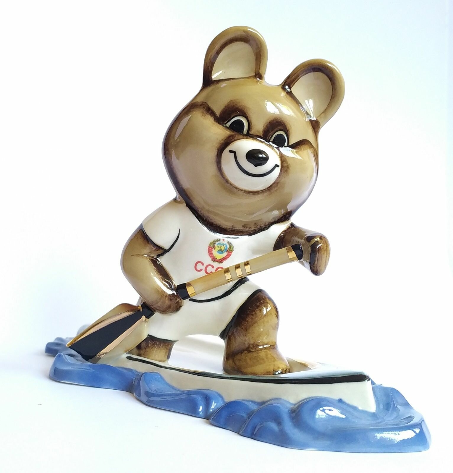 Олимпийский мишка гребля на каноэ Вербилки