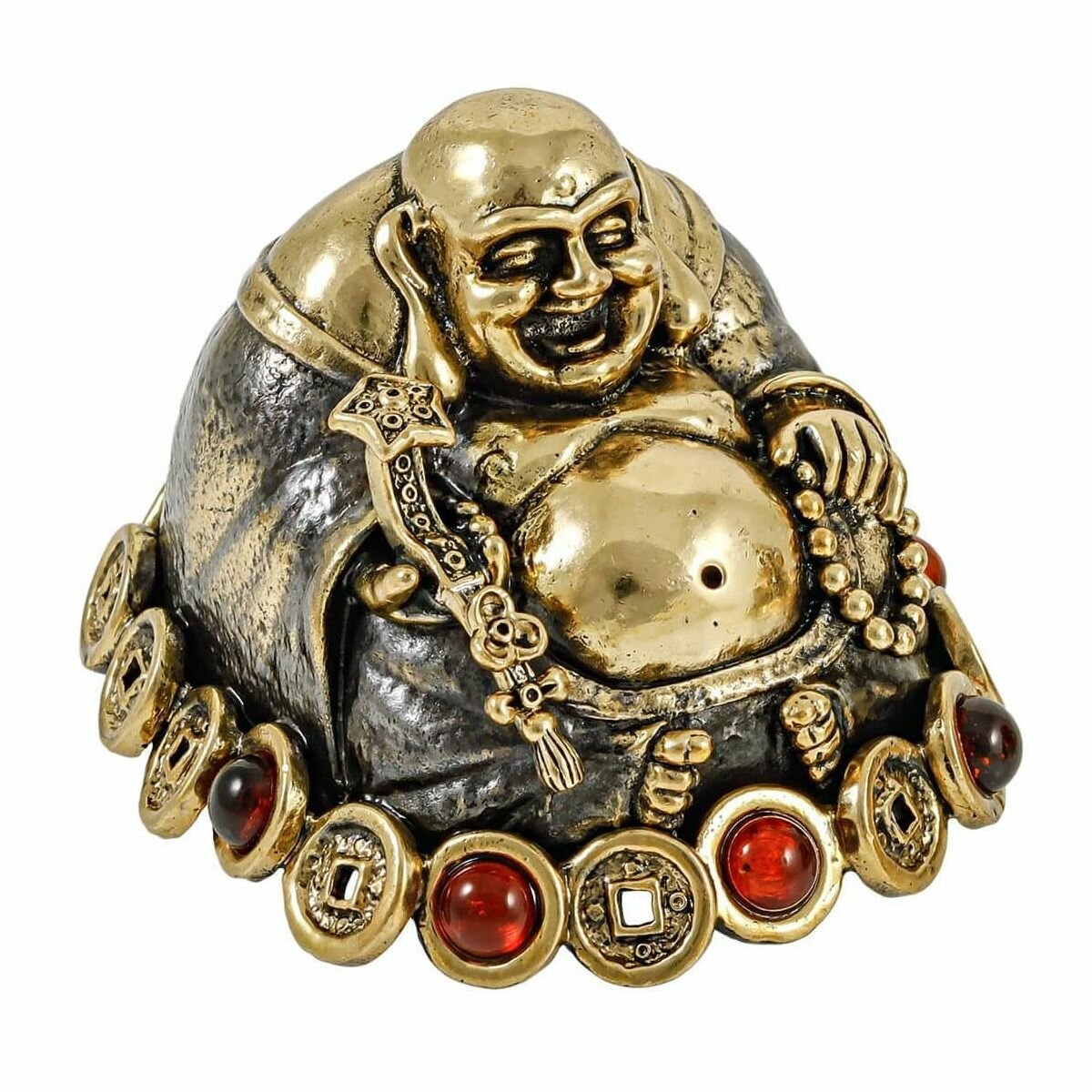 Фигурка с янтарем Хотей 4.5х5 см