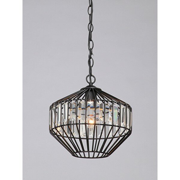 Люстра в стиле Лофт Vitaluce V4241-1/1S черный матовый