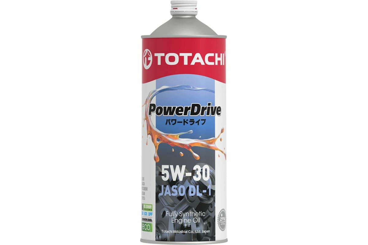 Масло моторное синтетическое TOTACHI POWERDRIVE Fully Synthetic 5W30 JASO DL-1 1л E8001