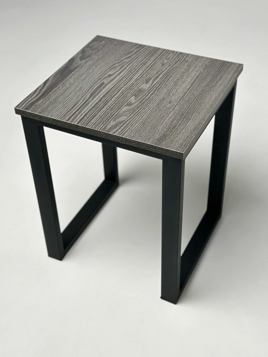 Табурет в стиле лофт Oxford (Цвет черный ясень)