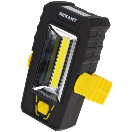 Фонарь автомобильный Rexant NEW AGE 2 режима с крюком и поворотным держателем на магните