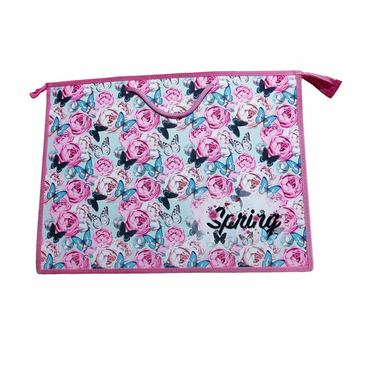 Папка сумка для рисунков и уроков технологии и труда А-3 460мм х345мм х8мм на молнии с ручками (текстиль/пластик)